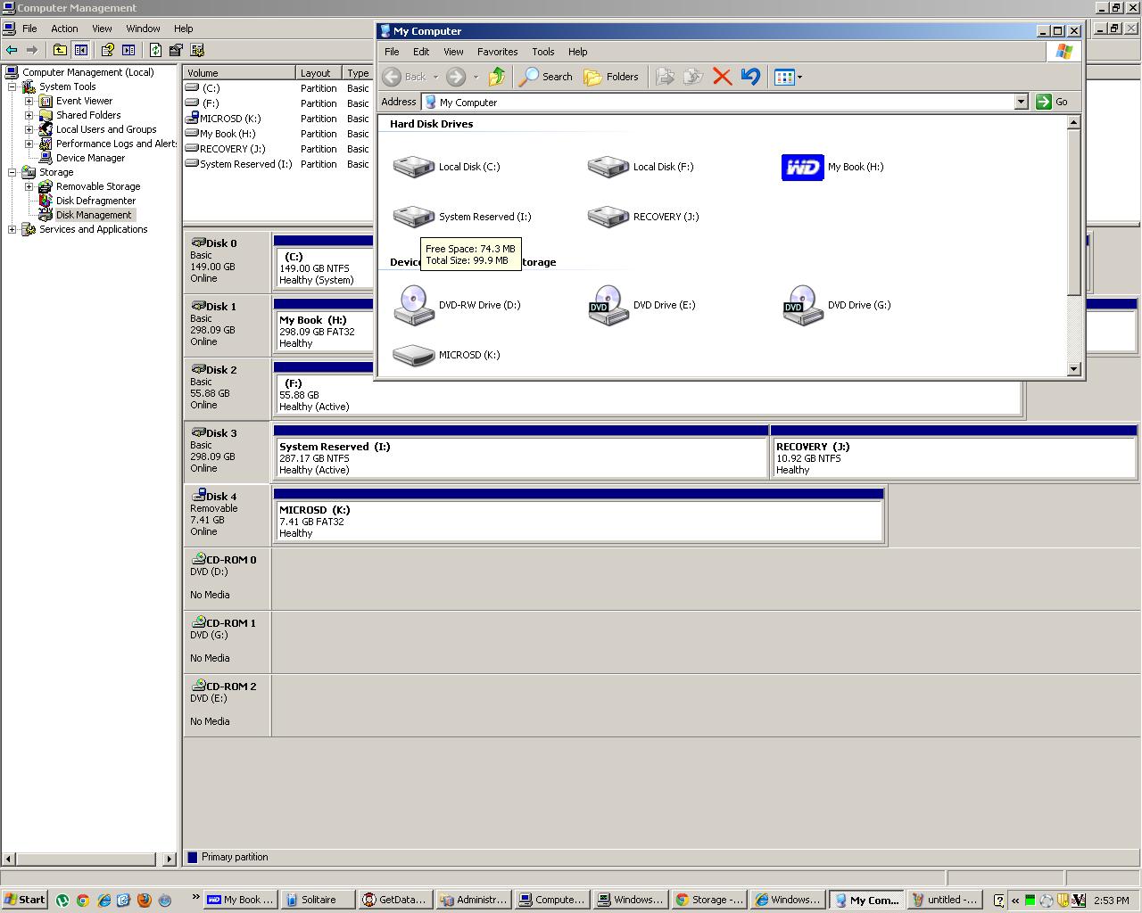 Main drive partition reading as "System Reserved" partition Solved - Windows 7 Forums